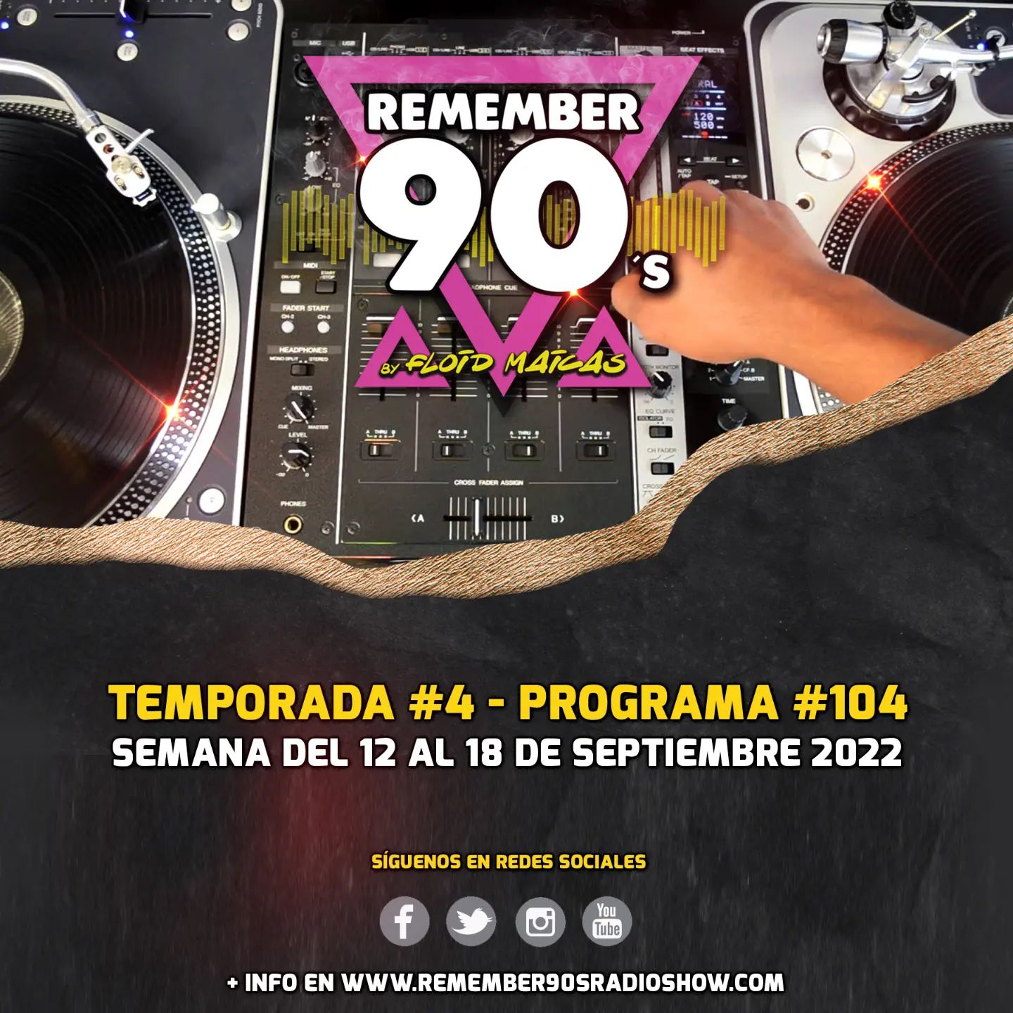 Ya disponible el programa #104 – REMEMBER 90S RADIO SHOW
