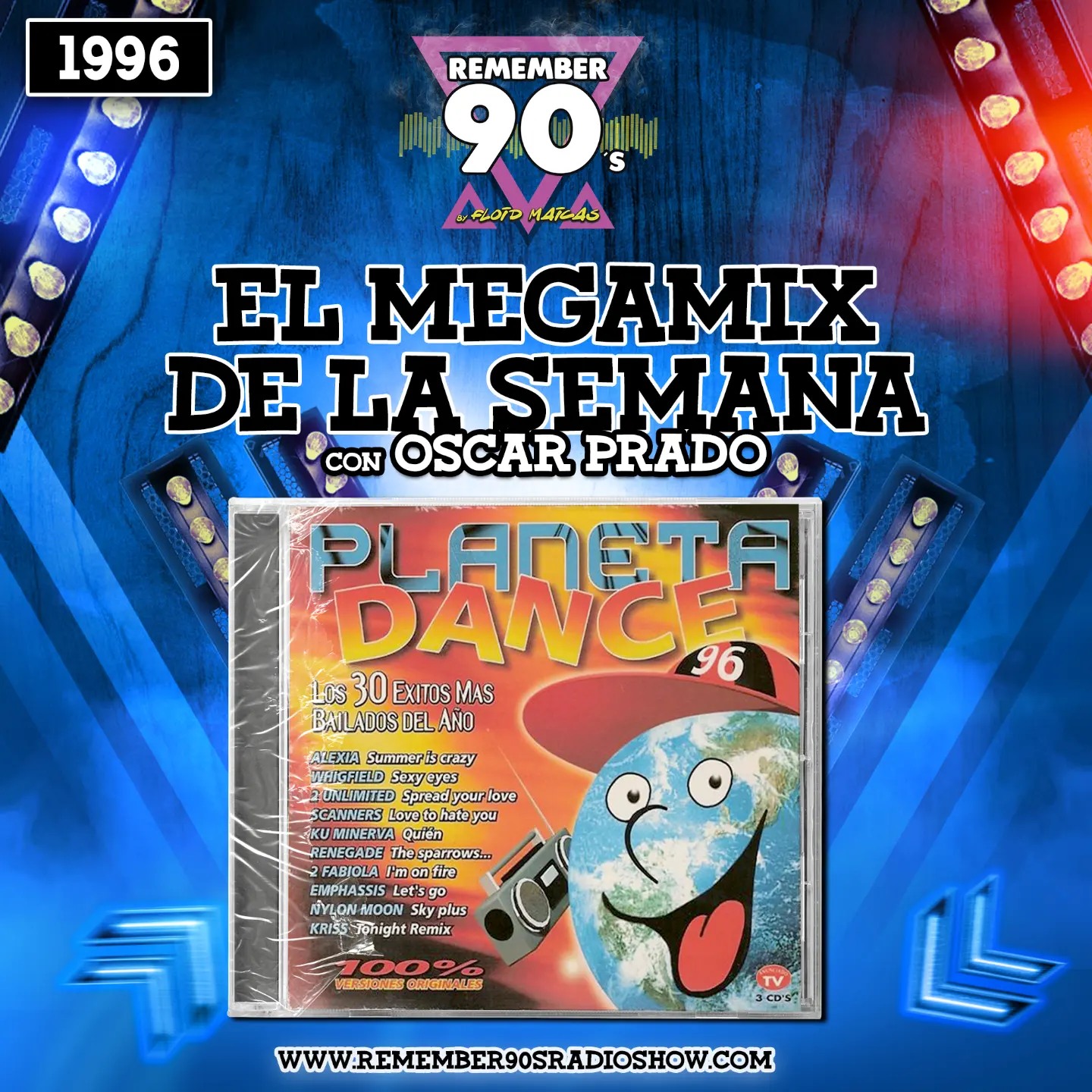 Esta semana te traemos el recopilatorio «Planeta Dance 96» – REMEMBER ...