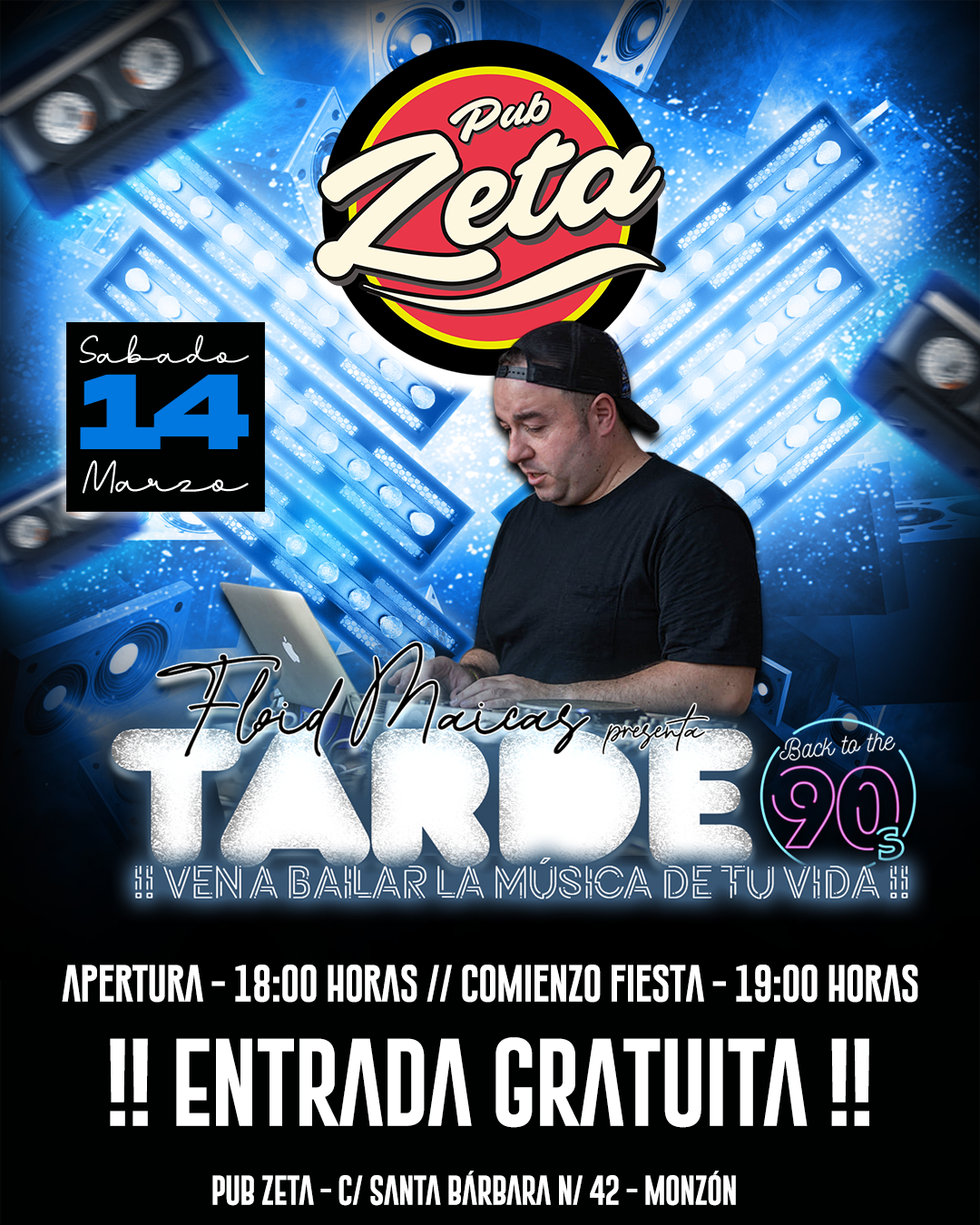 Vuelve el Tardeo Back to The 90s en Pub Zeta de Monzón – REMEMBER 90S ...